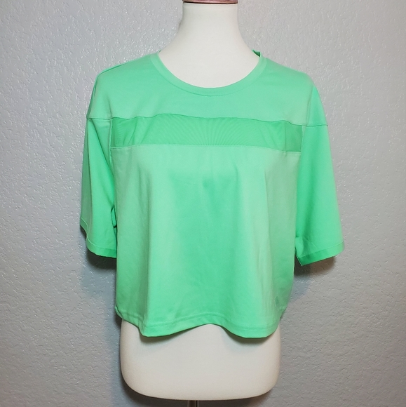 Gymshark | Tops | Gymshark Move Neon Green Cropped Top | Poshmark